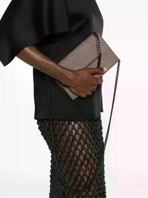 Stella McCartney Falabella Chain-trim Crossbody Bag - Grey