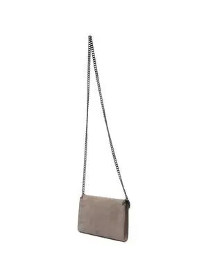 Stella McCartney Falabella Chain-trim Crossbody Bag - Grey