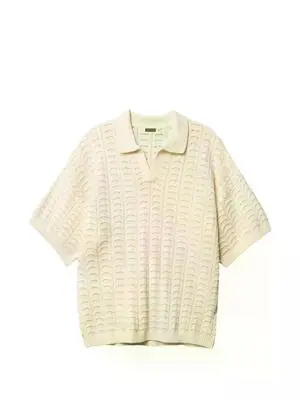 WOODBIRD Wbshimo Wave Crochet-knit T-shirt