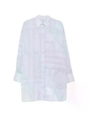 TOTEME Embroidered Oversized Shirt