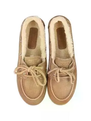 POSA Shearling-lined Boat Shoes