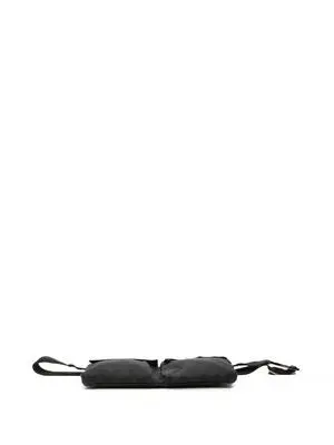 Gucci Gg Canvas Double Pocket Belt Bag - Black
