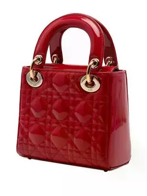Dior Mini Lady Satchel - Red