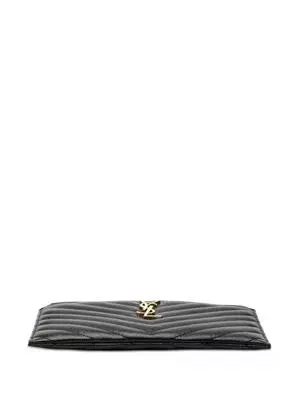 Saint Laurent Monogram Bill Pouch Clutch Bag