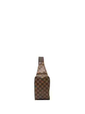 LOUIS VUITTON Damier Ebene Geronimos Crossbody Bag - Brown