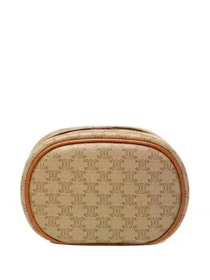 Celine Mini Macadam Coated Canvas Vanity Bag
