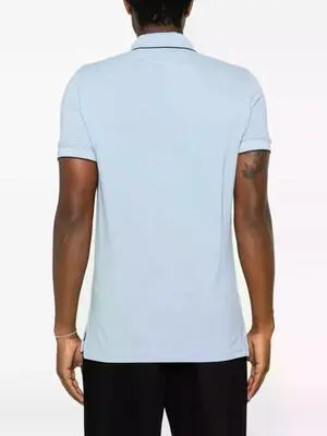 TOM FORD Contrast-trim Polo Shirt - Blue