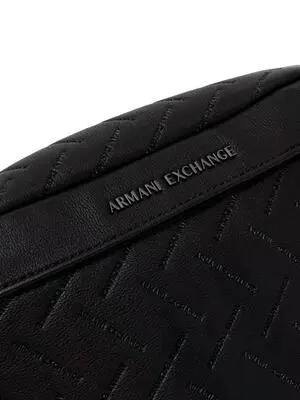 Armani Exchange Logo-embossed Quilted Belt Bag