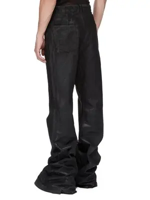 Rick Owens High-waisted Boot-cut Trousers - Black
