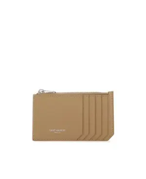 Saint Laurent Fragment Zip Card Case