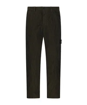 Stone Island Belt Loops Slacks - Military Green