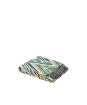 Missoni Plume Plaid Blanket - Gray
