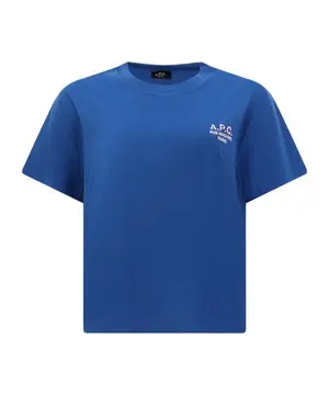 A.p.c. Logo Boxy T-shirt - Blue