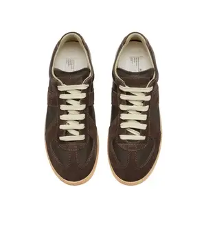MAISON MARGIELA Replica Sneakers In Nappa Leather And Suede - Brown