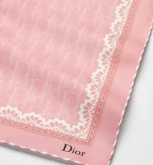 Dior Medaillon 70 Square Scarf - Pink