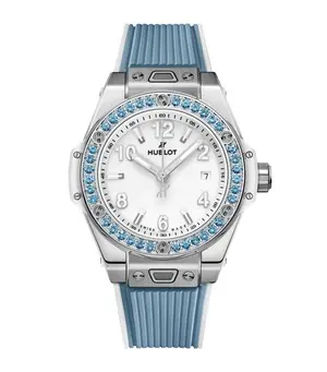 HUBLOT Stainless Steel And Topaz Big Bang One Click Watch - Black