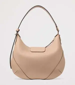 JIMMY CHOO Bar Lambskin Shoulder Bag - Brown