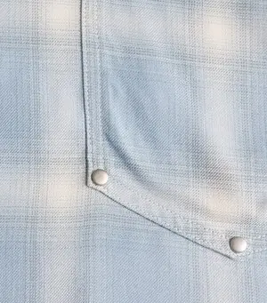 COLE BUXTON Check Western Shirt