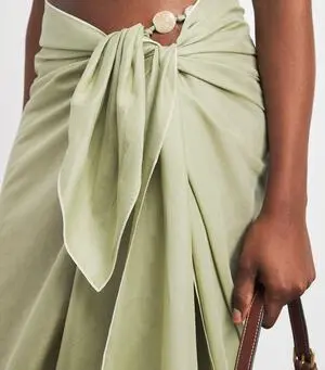 ERES Cotton Voile Pareo - Green