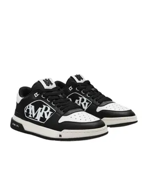 Amiri Logo Detail Low-top Sneakers - Black