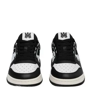Amiri Logo Detail Low-top Sneakers - Black