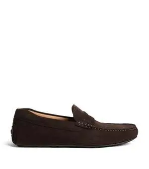 BOSS Suede Noel Driving Loafers