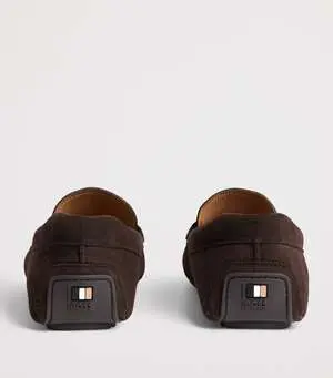 BOSS Suede Noel Driving Loafers