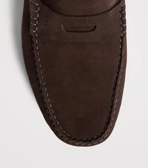 BOSS Suede Noel Driving Loafers