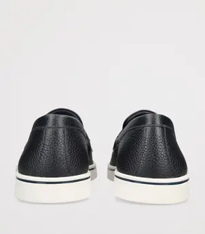 FERRAGAMO Tancredi Loafers - Navy