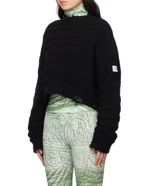 MAISON MARGIELA Distressed Chunky-knit Jumper