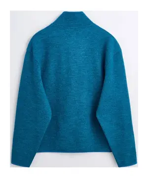 SUNFLOWER Half-zip Hoodie With High Neck