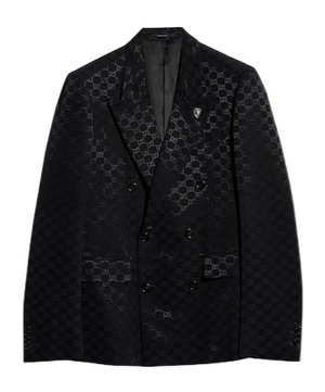 Gucci Gg Light Faille Double-breasted Jacket