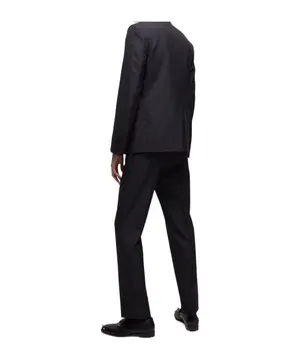 Gucci Wool Single-breasted Jacket With Pointed Collar And Rear Vent