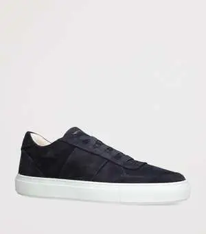 BORN OUTSIDE Suede Tono Lace-up Sneakers - Navy