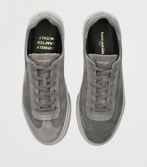 BORN OUTSIDE Suede Vibes Lace-up Sneakers - Grey
