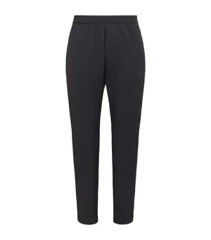 Barena Venezia Virgin Wool Drawstring Trousers - Black