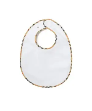 Burberry Check Cotton Three-piece Bib Set