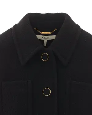 Chloé Long Sleeve Buttoned Blazer
