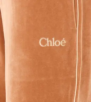 Chloé Elastic Waist Wide-leg Casual Pants