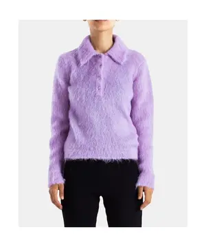 Chloé Long Sleeve Knitted Polo Top - No