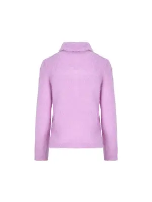 Chloé Knitted Polo Neck Top