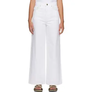 GANNI Lari Wide-leg Jeans - White