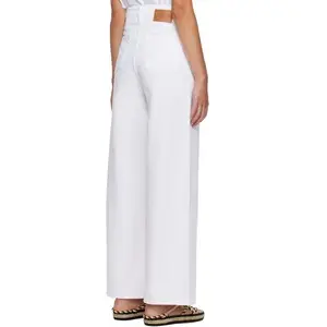 GANNI Lari Wide-leg Jeans - White