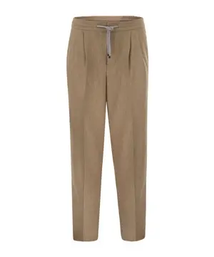 Brunello Cucinelli Pleated Drawstring Trousers - No