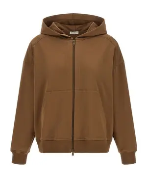 Women's Brunello Cucinelli Zip Hoodie Sweatshirts Hoodies