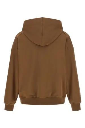 Brunello Cucinelli Monili Detail Zip-up Hoodie - Brown