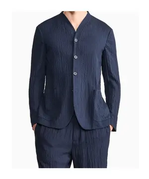 Giorgio Armani Long-sleeved Button-up Jacket