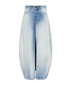 DIESEL® Belt Loop Wide Leg Jeans
