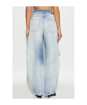 DIESEL® Belt Loop Wide Leg Jeans