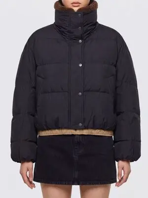 Brunello Cucinelli Quilted Cropped Down Jacket - Black